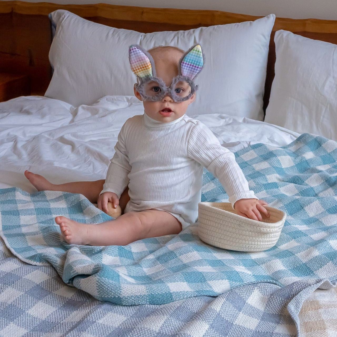 Baby Gingham Blanket | Sustainable | In2Green