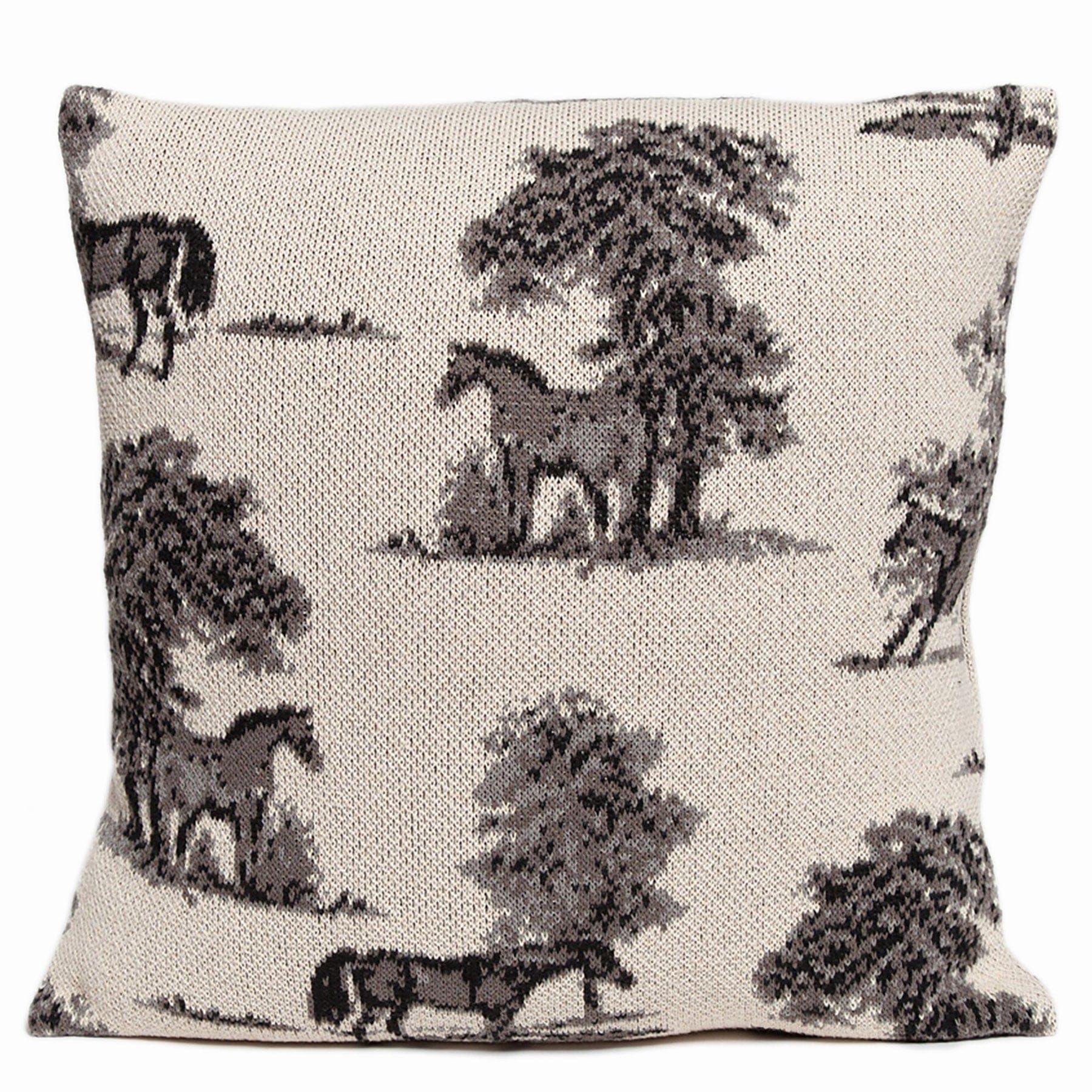 Equestrian Toile Pillow | Sustainable – In2Green